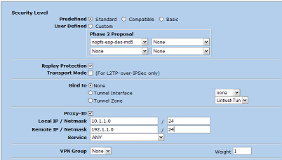 Netscreen - Create a Policy based VPN - Fir3net